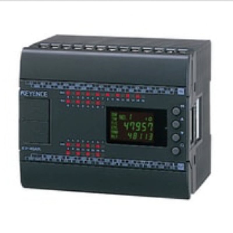 Keyence KV-40AR PLC, Base Unit, AC Type, 24 Inputs and 16 Relay Outputs ...