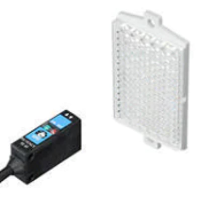 Keyence PZ-61P Photoelectric Sensor, Square Retro-Reflective Cable Type ...