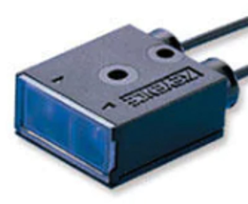 Keyence CZ-40 RGB Digital Fiberoptic Sensor, Reflective Sensor Head ...