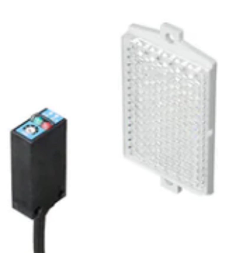 Keyence PZ-61L Photoelectric Sensor, Square Retro-Reflective Cable Type ...