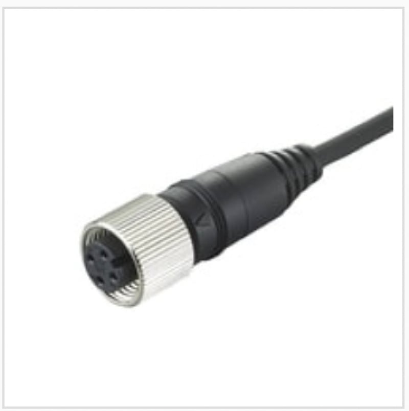 Keyence OP-85504 Photoelectric Sensor Connector Cable, M12 Straight, 5 ...