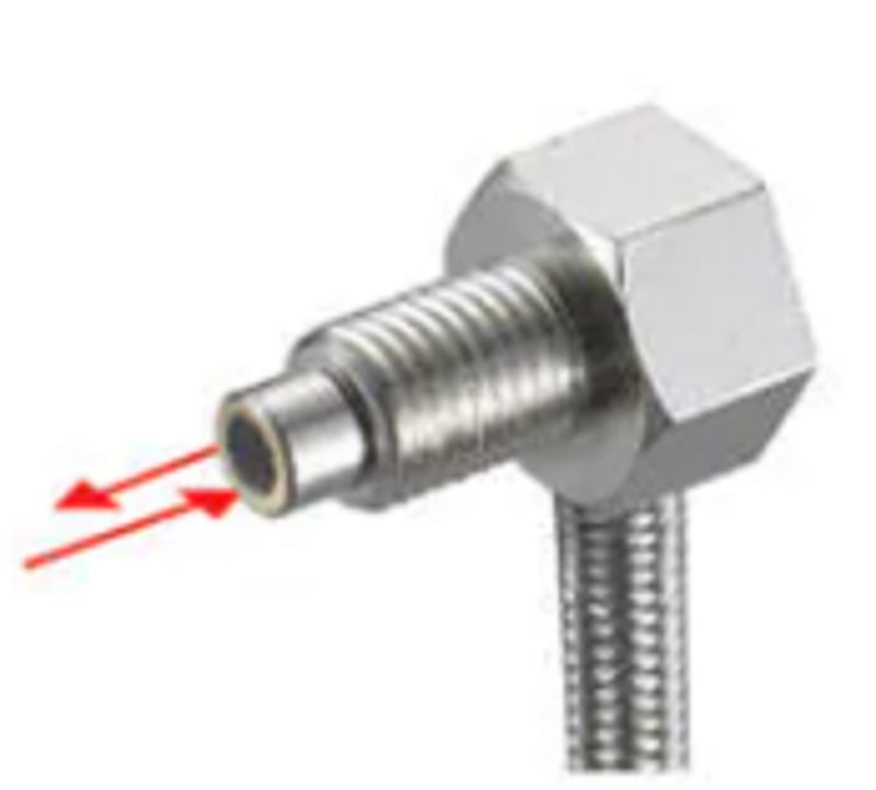 Keyence FU-67TG Digital Fiber Optic Sensor, Reflective Fiber Unit for ...