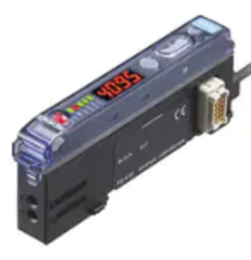 Keyence FS-V10 Digital Fiber Optic Sensor, Fiber Amplifier, Zero-line ...