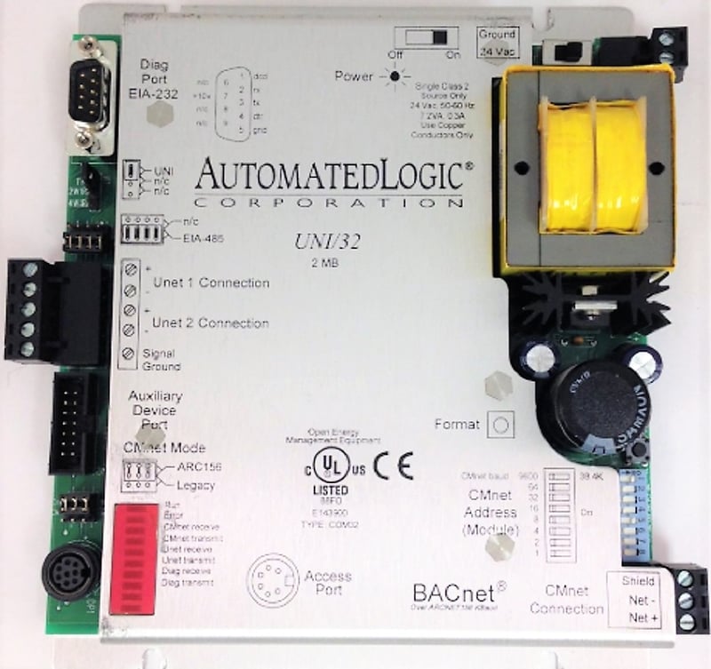 ALC Automated Logic Corporation UNI/32 U-Line Unitary Controller Router for Sale | Surplus Record