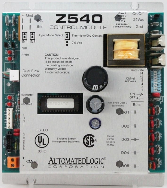 ALC Automated Logic Corporation Z540 Z-Line Zone Control Module For ...