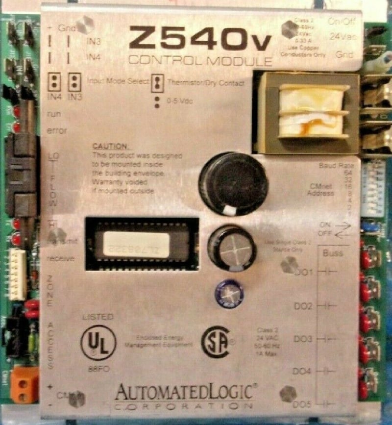 ALC Automated Logic Corporation Z540V Z-Line Zone Control Module for ...