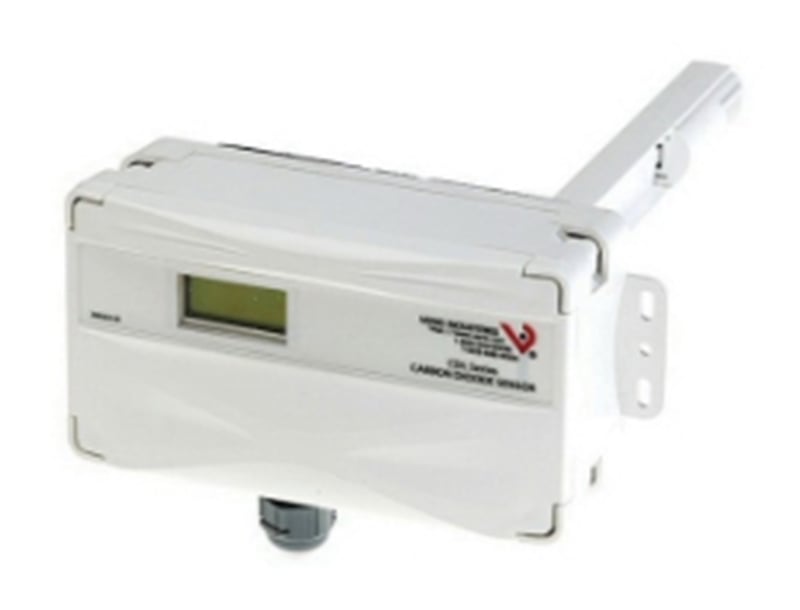 Veris CDLSXX Duct CO2 Sensor Deluxe High-Impact ABS Plastic CO2 Sensor ...
