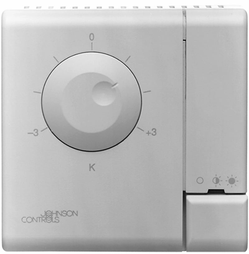 Johnson Controls TE-7000-8002 Room Command Module, Off-White/Grey Base ...