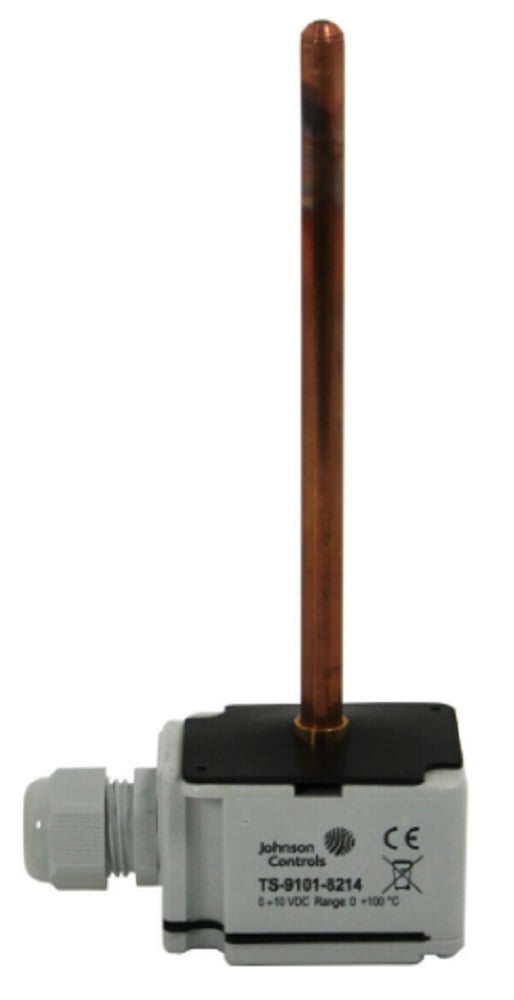 Johnson Controls TS-9101-8214 Electronic Room Temperature Sensor, 0 ...