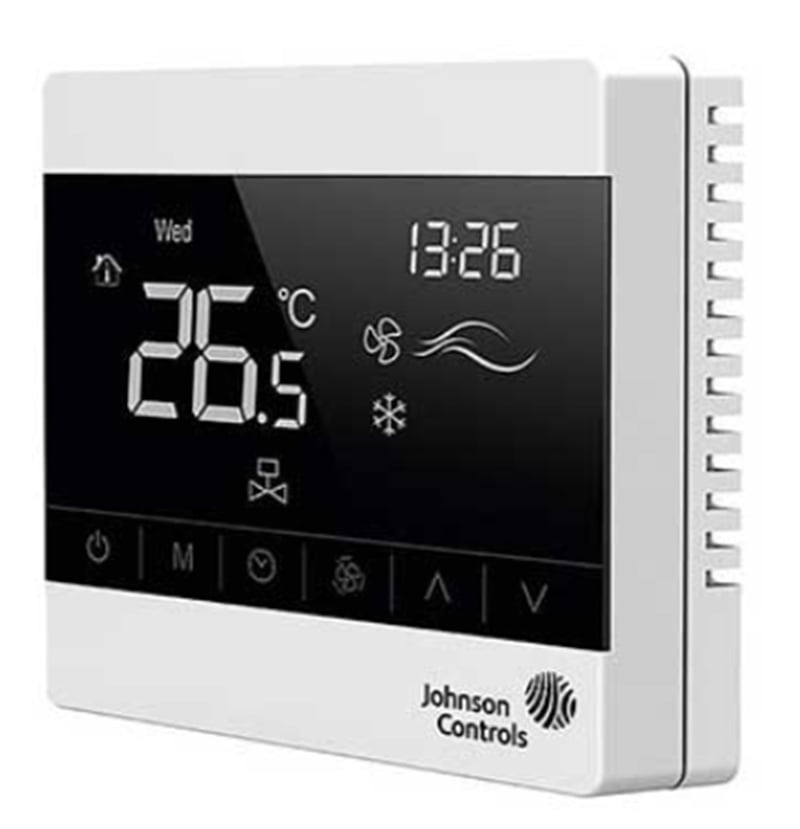 Johnson Controls T8200-TF20-9JR0 Touchscreen Thermostat, For FCU Remote ...