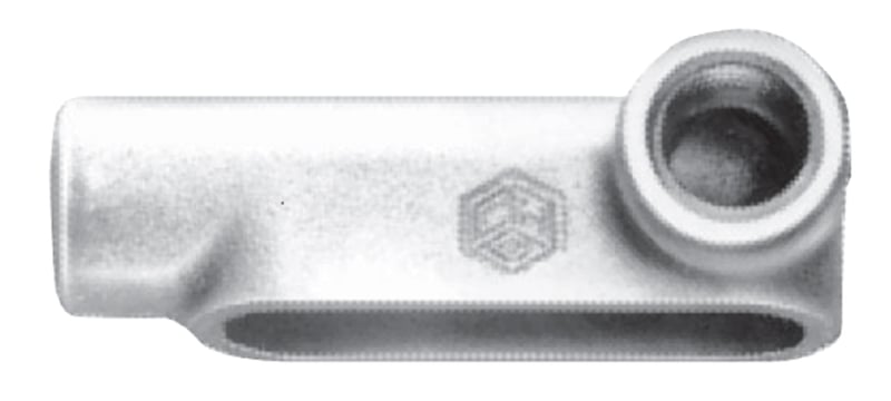 Cooper Crouse-Hinds Eaton LR37 Condulet, Cast Iron Body, Type LR, 1 ...