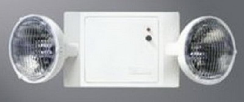 Appleton Eaton CC2 Sure-Lite Black Polycarbonate Double Head Emergency ...