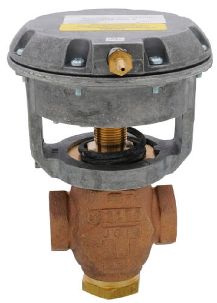 Johnson Controls VG7842GT+3008B 3-Way 1/2" Cast Bronze Control Valve ...
