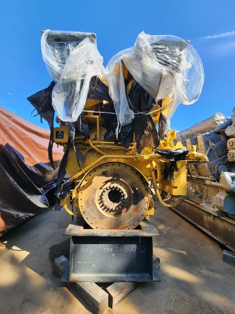 4735 HP @ 1000 RPM, Caterpillar #G3616 engine core, Natural gas ...