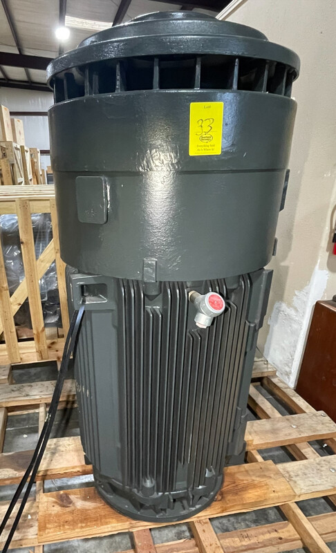 250 HP 1800 RPM General Electric, Frame L509TP24, TEFC, VHS, vertical ...