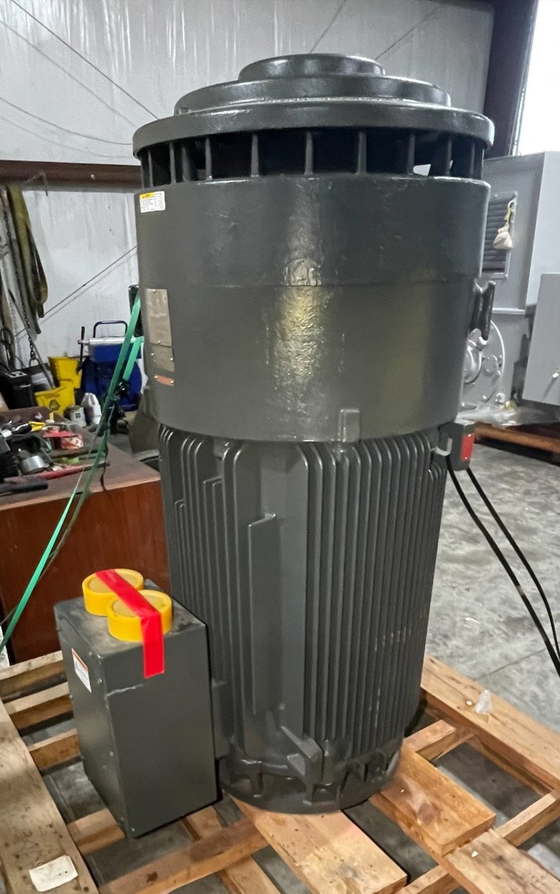 250 HP 1800 RPM General Electric, Frame L509TP24, TEFC, VHS, vertical ...
