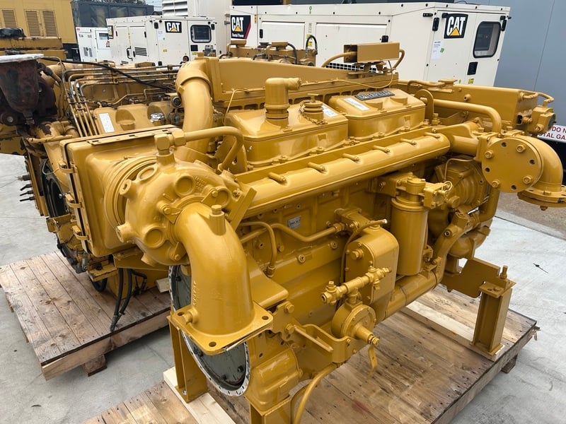 300 HP Caterpillar #3406, diesel marine engine, 1800 RPM, 52 hours ...