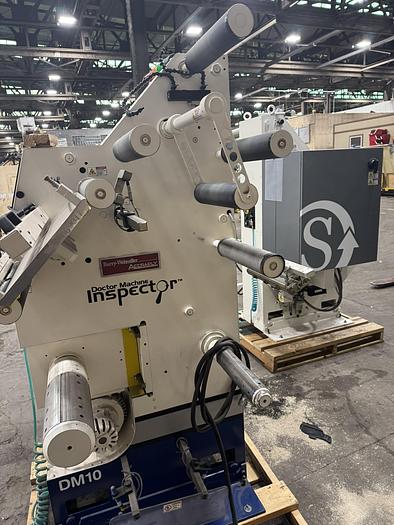 10" Doctor Machine, Accraply Standford #DM10, fife web guide, splice ...