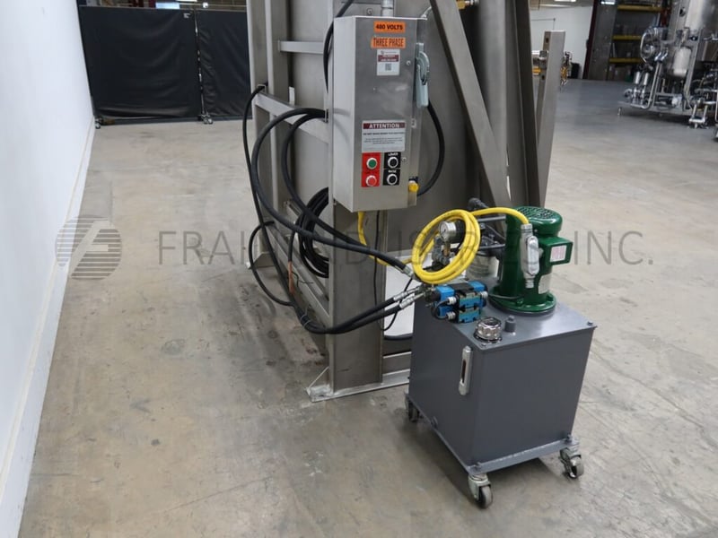 Cozzini #CBD3080-610, 304 Stainless Steel tote / vat dumper, equipped ...
