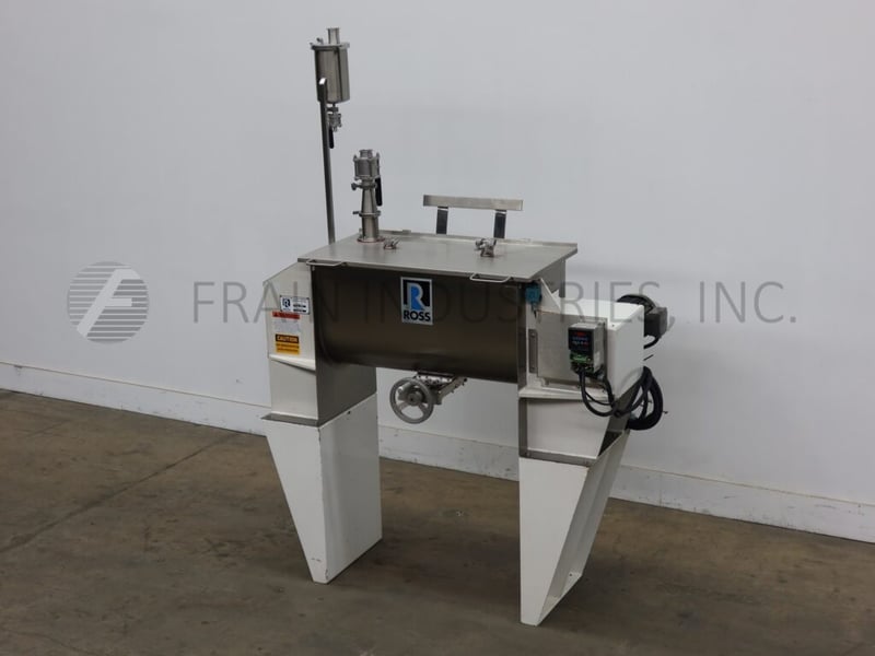 5 cu.ft. Ross #42N-05S, double ribbon mixer, 316 Stainless Steel ...