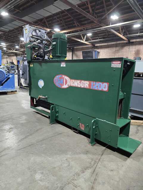 Can Densifier, Chicago Pneumatic #CD-1200, bricks up to 2000 PPH of ...