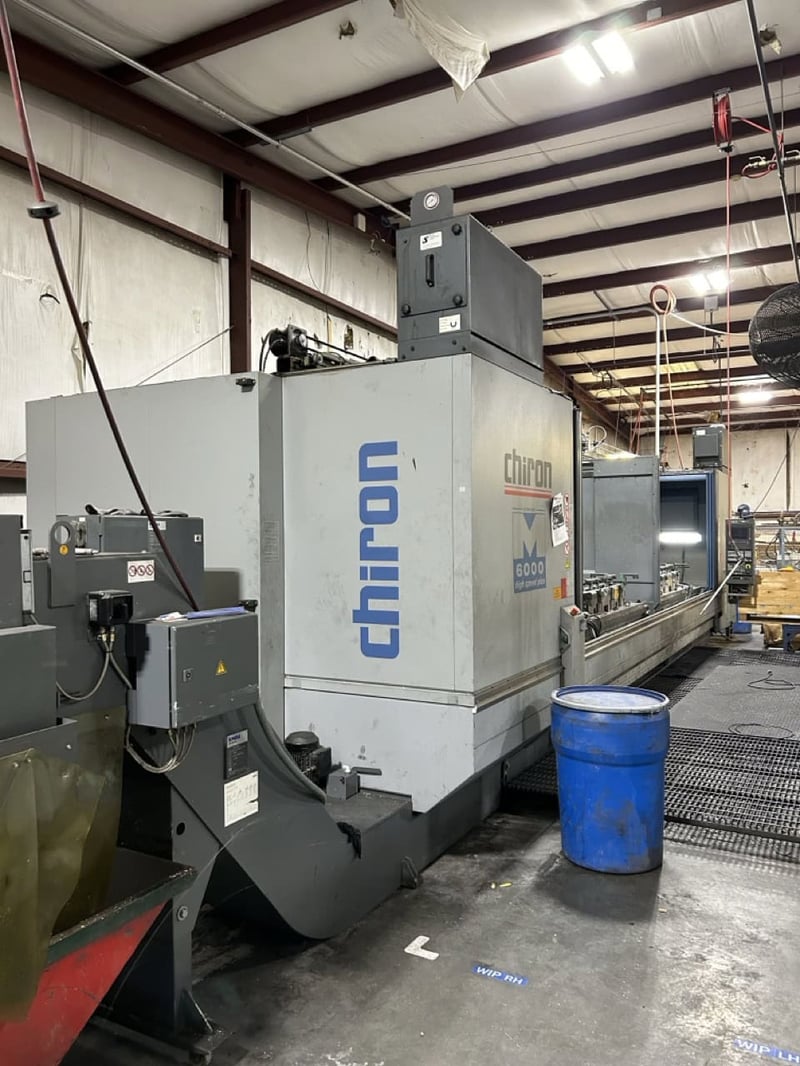 Chiron #M6000, CNC vertical machining center, 24 automatic tool changer ...