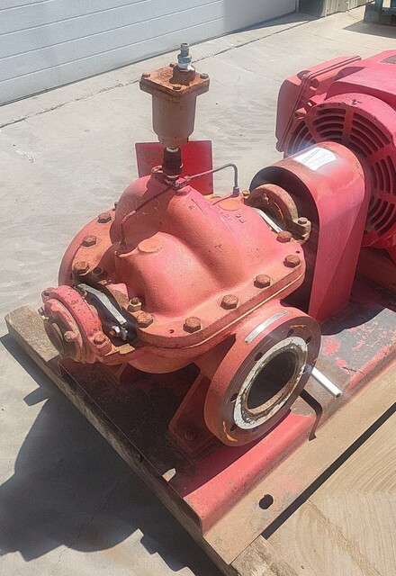 1500 GPM, Peerless #6AEF1C, Centrifugal Pump, Horz., 1-Stage, 8.67" imp ...
