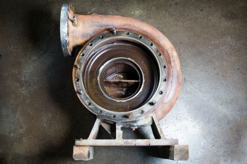 5000 GPM @ 440' TDH, United #R-10X23-TC, Centrifugal Pump, Horz., 1 ...