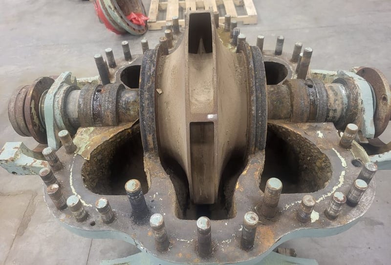 10000 GPM @ 336' TDH, Worthington #12-LNS-32, Centrifugal Pump, Horz ...