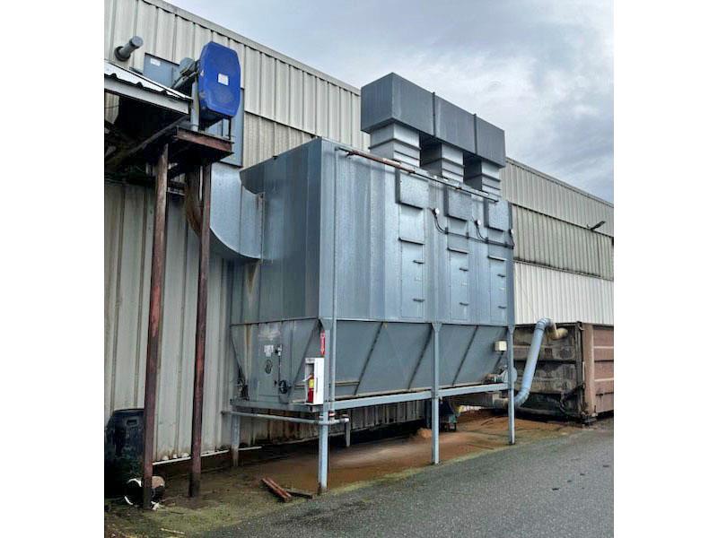 16000 cfm Disa #CS-4-Maxi-Clean-Sweep, baghouse dust collector, 1725 sq ...