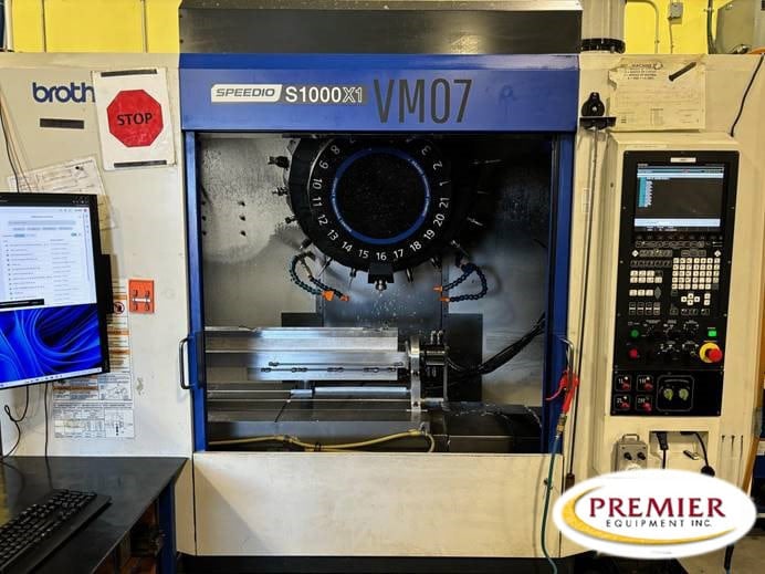 Brother #Speedio-S1000X1, CNC compact machining center, CNC-C00 Control ...