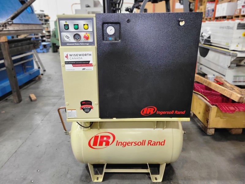 16 cfm, 150 psi, Ingersoll-Rand #UP6-5TAS-150, rotary screw air ...