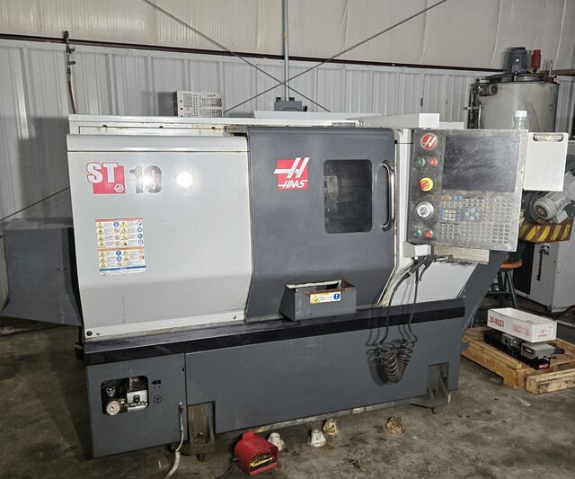 Haas #ST-10, CNC lathe, 25.2" swing, 6" chuck, 1.7" bar, 14" turning ...