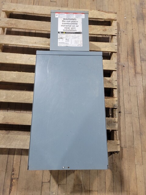 10 KVA 480 Primary, 120/240 Secondary, Square D MPZB10S40F Mini Power ...