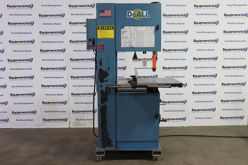 20" x 13" DoAll #2013-V, variable speed vertical band saw, 154" x 1 ...