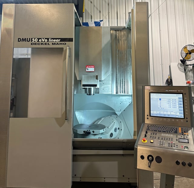 DMG, Mori #Deckel-Maho-DMU-50-eVo linear, full 5-Axis vertical machining center TNC 530 control ...
