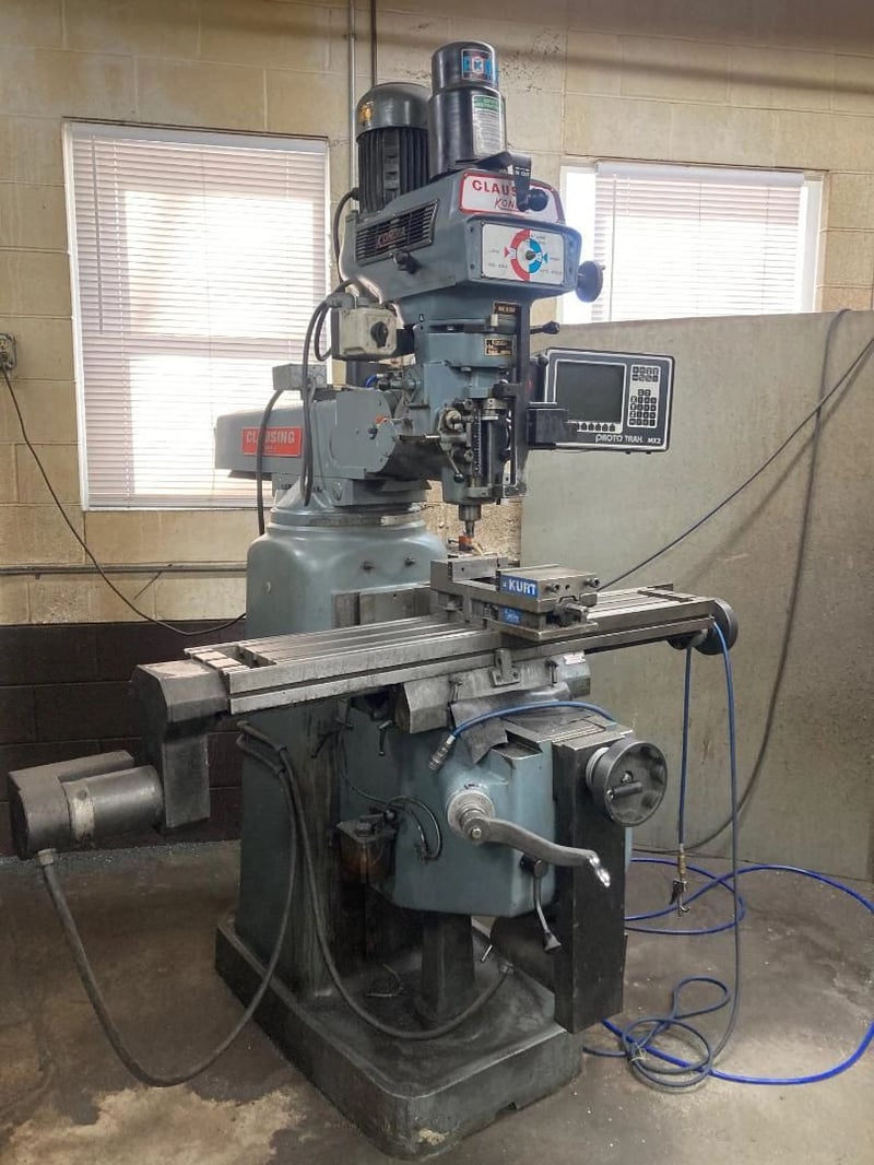 Clausing #ProtoTrak, CNC knee mill for Sale | Surplus Record