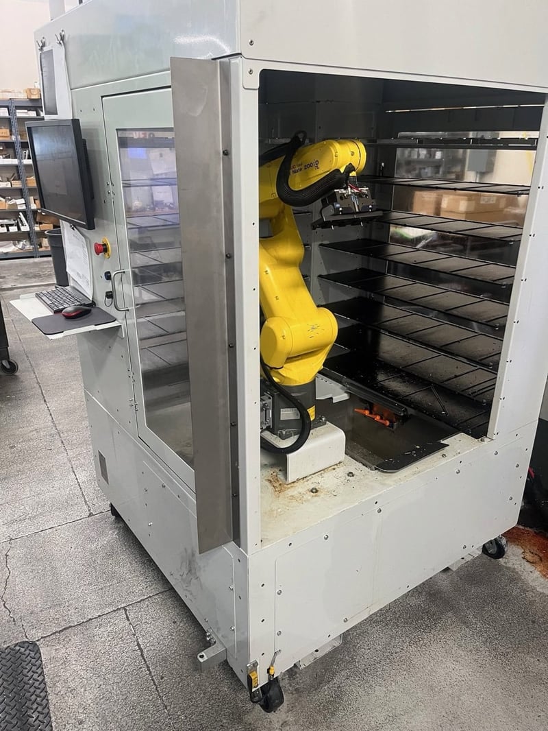 Fanuc, LR Mate 200iD/7L, RobotAWR VBX-160 Robot Load & Go System, 21.6 ...