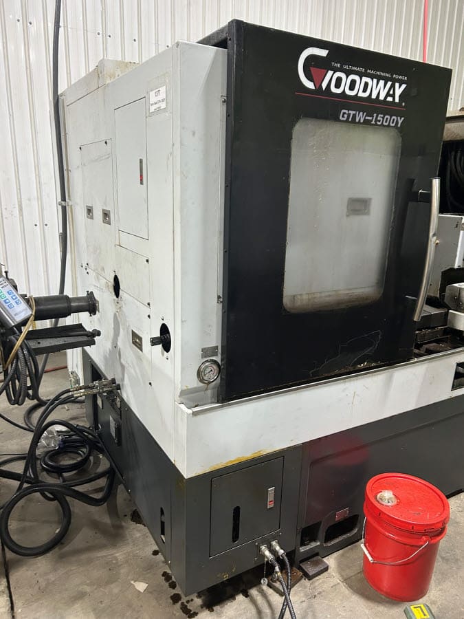 Yama Seiki #GTW-1500Y, multi-axis CNC turning center, Fanuc 32i, turret ...