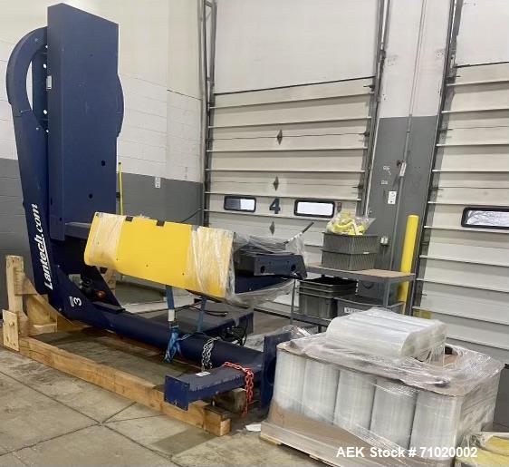 Lantech #S300, Straddle-Type semi automatic stretch wrapper, 25-35 ...