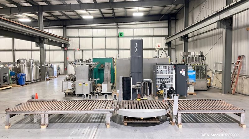 Lantech #QLA-Auto, automatic stretch wrapper, 35-45 loads per hr, 6" to ...