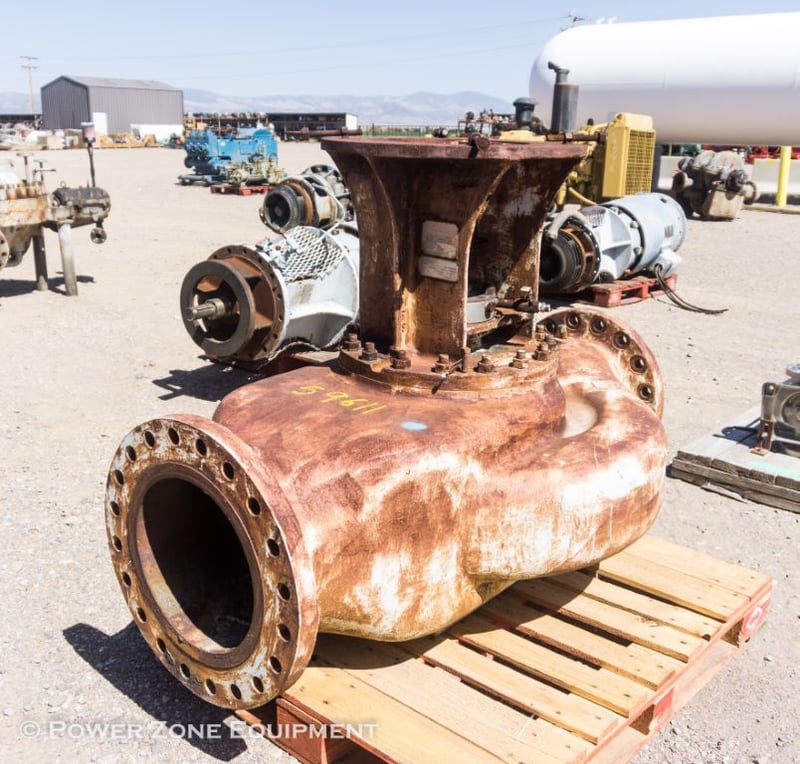 5000 GPM @ 98' TDH, United #12x17-DSVP, Vertical In-Line Pump, 1-Stage ...