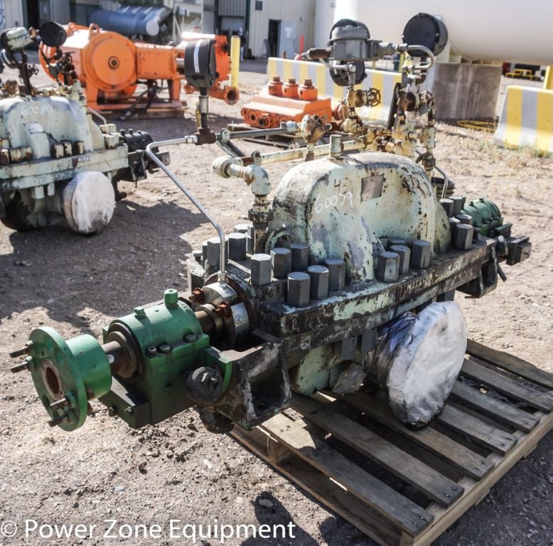 1000 GPM @ 1500' TDH, United #N-4x11-MSN-H, Centrifugal Pump, BB3, Horz ...