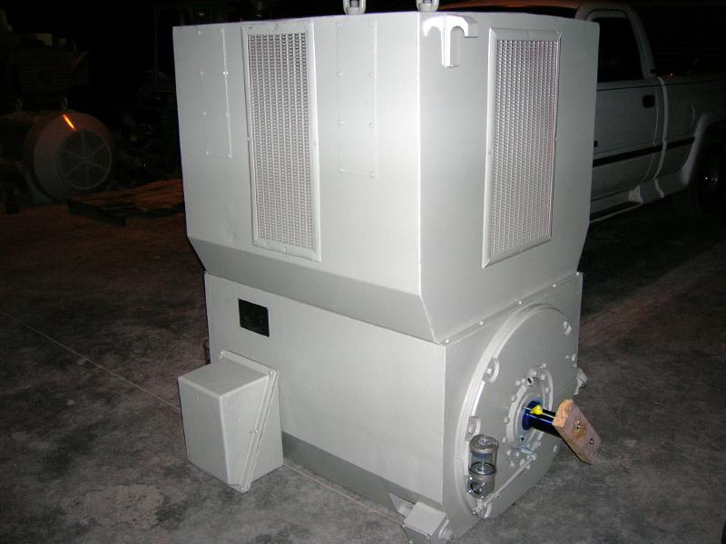 600 HP 3560 RPM Siemens-Allis, Frame 509US, weather protected enclosure ...