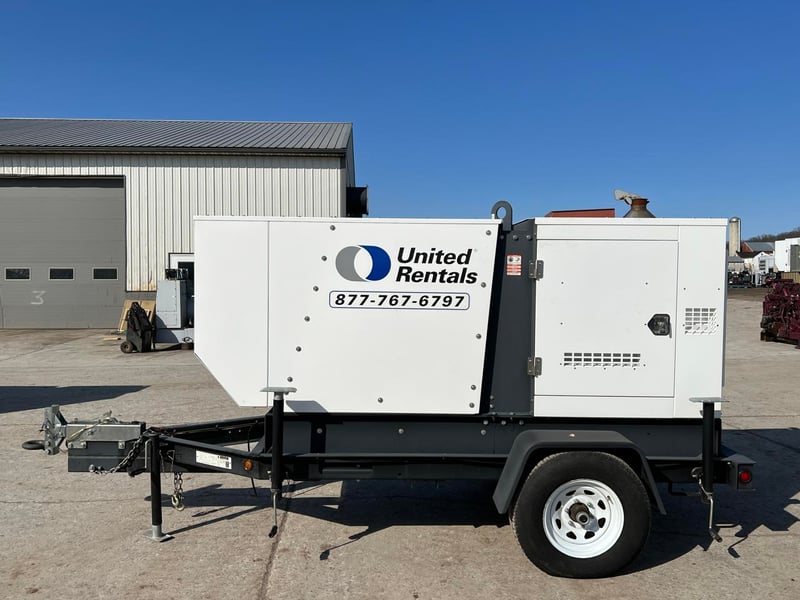 100 KW Generac #MGG100M, Natural gas generator set, 480 Volts, 150 HP ...