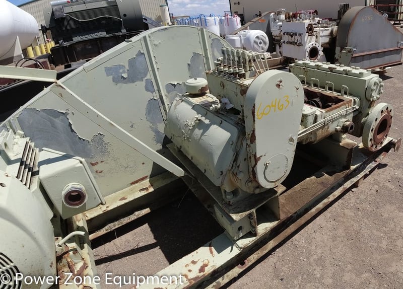 267 GPM @ 725 psi, Gaso #5698-L, Quintuplex Plunger Pump, 3.5" stroke ...