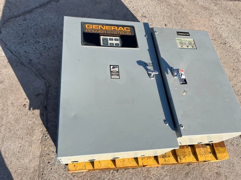 100 Amp. Generac #HTSN100G1, transfer switch, 480 Volts, 3-phase, 3 ...