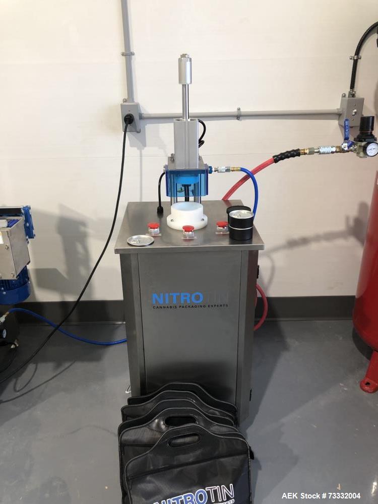 Nitrotin #LPE-SCP20, Semi Automatic Single Chuck Capper, 20 - 30 cans ...