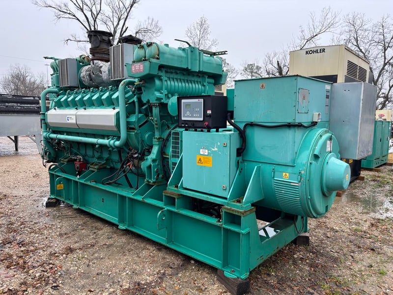 1100 KW Cummins / Onan #QSU81, Natural gas continuous duty generator ...