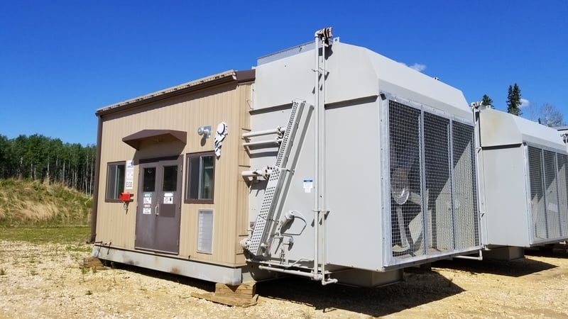 400 HP Ariel #JGJ/2, reciprocating compressor, 2-stages, 1800 RPM, Waukesha F18GL NG engine ...